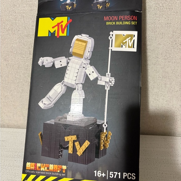 MTV | Toys | Mtv Moon Person Building Set Silver And Gold | Poshmark